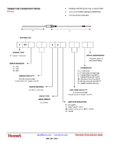 Transition Thermistor Probe - ThermX Southwest